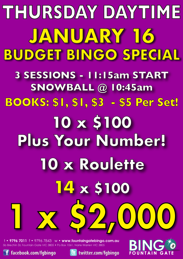 Fountain Gate Bingo - Home